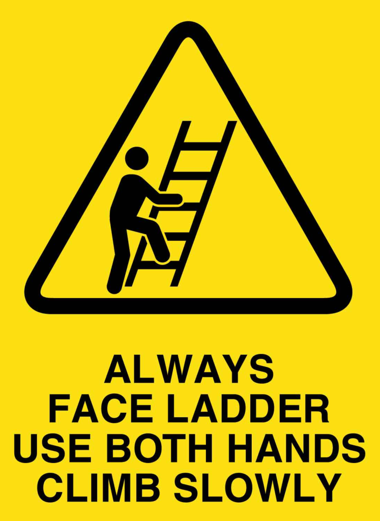 Ladder Safety Sign | Suncoast Safety